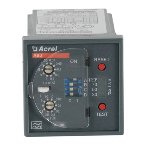 Acrel Asj20 Ld1a Panel Mounted Pv Residual Current Monitoring System Unitandrelay