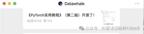 作者时隔5年，历时4年，耗时2年，超20万字的pytorch实用教程完稿开源！ 知乎