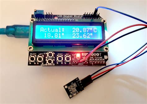 Termometru Cu Senzor Ds18b20 și Afișaj 16x2 · One Transistor Ro