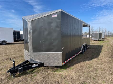 8 5x24 Tandem Axle Porch Trailer 30 Amp Electrical 5200 Axles