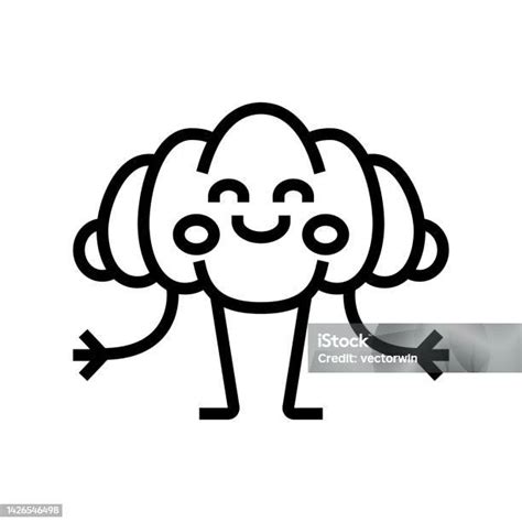 크로와상 디저트 캐릭터 라인 아이콘 벡터 일러스트 레이 션 귀여운에 대한 스톡 벡터 아트 및 기타 이미지 귀여운 낙서 드로잉 딸기 Istock