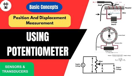Position And Displacement Measurement Using Potentiometer Sensors And Transducers Youtube
