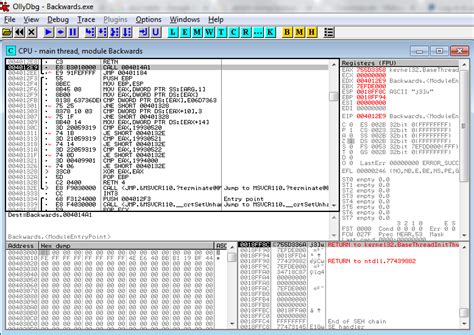 Reverse Engineering Hello World Big Mess O Wires