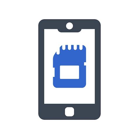 Premium Vector Mobile Memory Card Icon