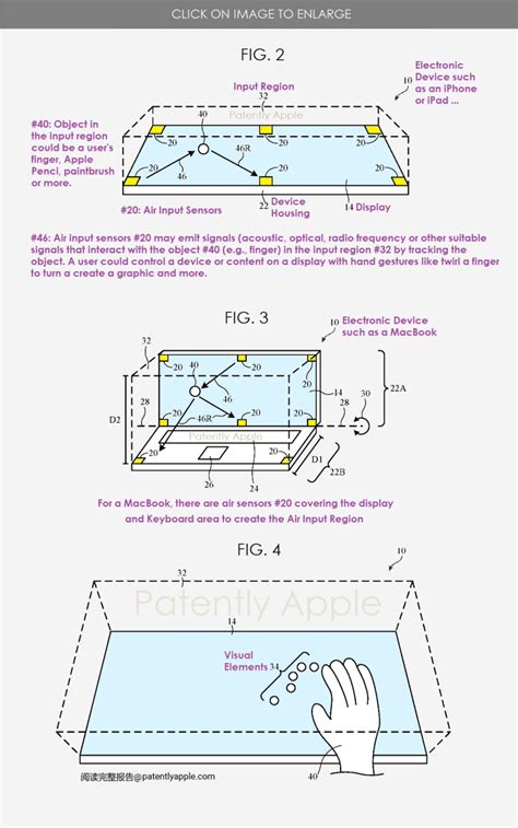 Apple Invents A Unique 3d Workspace For Devices Using Air Input Sensors
