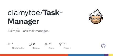GitHub Clamytoe Task Manager A Simple Flask Task Manager