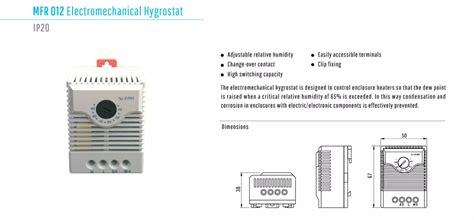 Cabinet Hygrostat Al Yasmeen Electrical Trading