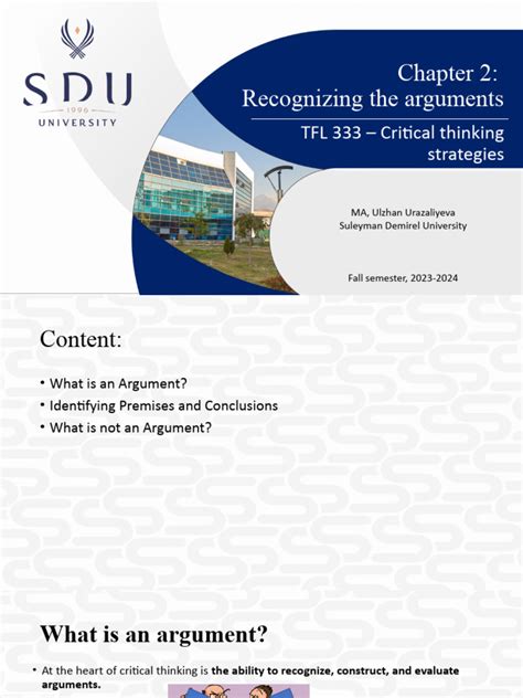 Crit Think Chapter 2 Pdf Argument Logical Consequence