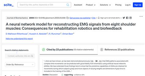 A Neural Network Model For Reconstructing Emg Signals From Eight