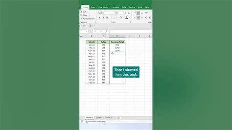 Calculate Running Total In Excel Exceldictionary Excel Exceltips