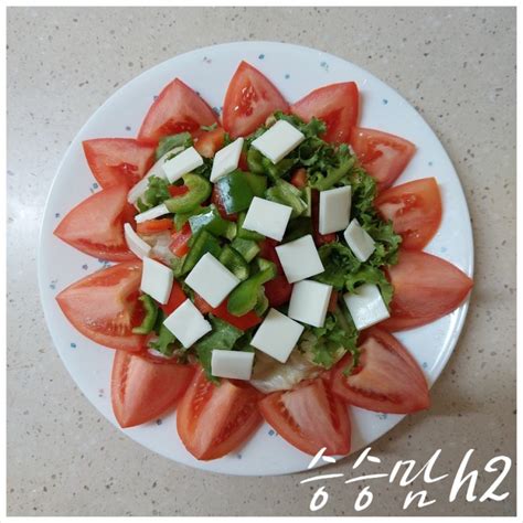 양상추 샐러드 만들기 야채샐러드 소스 만들기