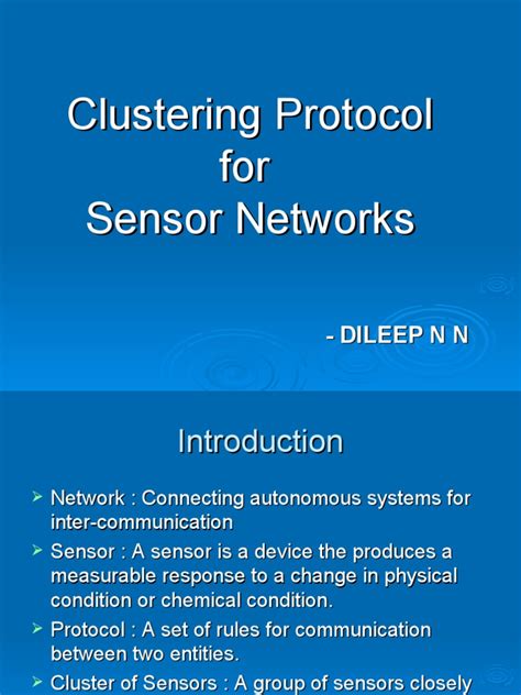 Clustering Protocol For Pdf Computer Network Computer Cluster