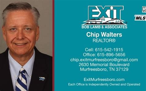 Chip Walters At Exit Realty Bob Lamb And Associates Alignable