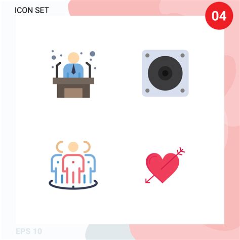 Ensemble De 4 Symboles Dicônes Dinterface Utilisateur Modernes Signes Pour Le Demandeur Focus