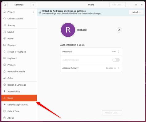 How To Change Account Types In Ubuntu Linux Geek Rewind