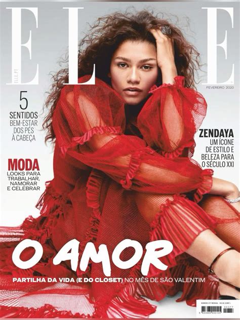 Zendaya And Elle Cover Vogue Beleza Elle Magazine