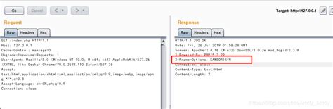 Web漏洞 点击劫持：x Frame Options未设置 低危点击劫持x Frame Options未配置 Csdn博客