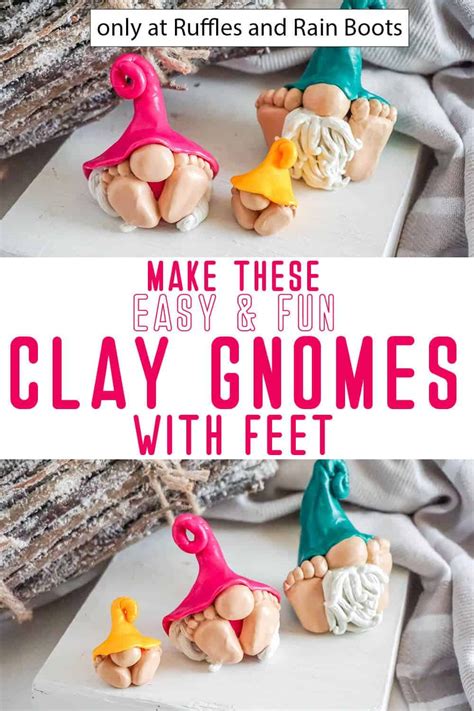 How To Make Polymer Clay Gnomes With Feet Artofit