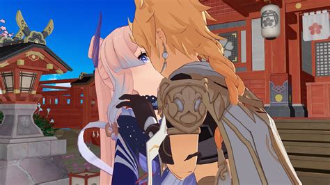 Aether Saves And Kisses Kokomi Genshin Impact Youtube