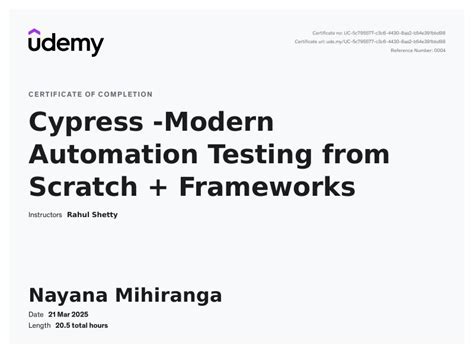 Testautomation Cypress Qualityassurance Softwaretesting Nayana