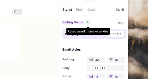 editing emails loops