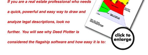 deed plotter and map drawing software by greenbrier graphics