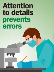 Prevent Errors Safety Poster Shop