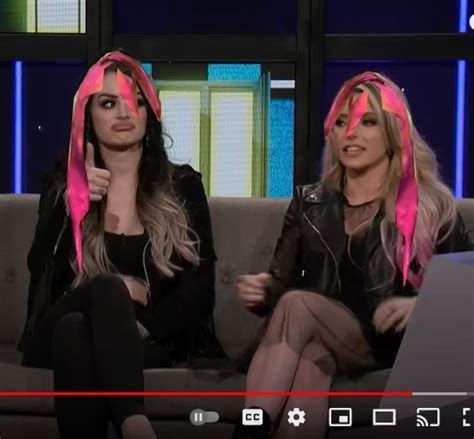 Messy Celebrity Polls Alexa Bliss And Paige Fake Messes