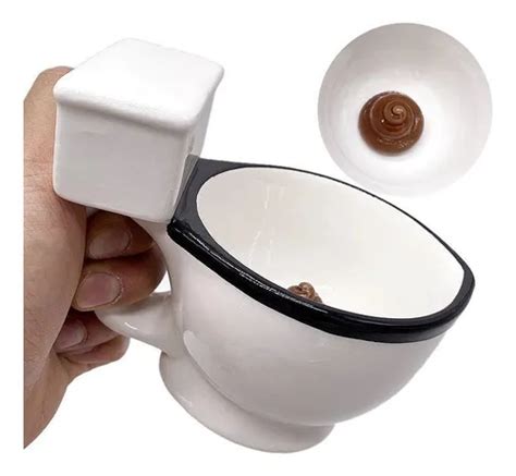 Novedad Taza Inodoro Con Caca Dentro Regalo De Broma Mercadolibre