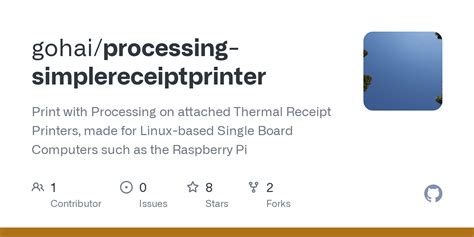 GitHub Gohai Processing Simplereceiptprinter Print With Processing On Attached Thermal