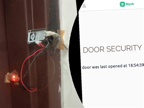 Esp8266 Door Security System Using Blynk