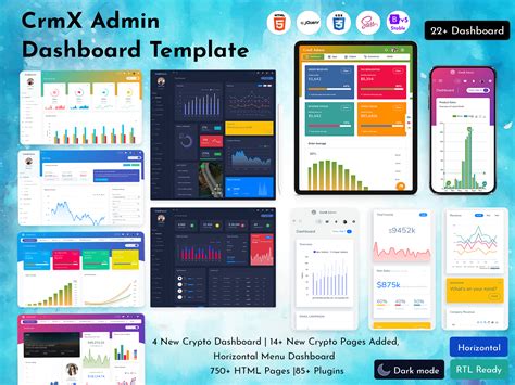 bootstrap 5 admin template fully responsive with sass crmx