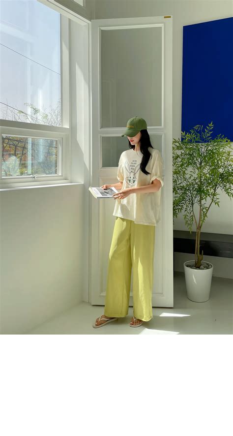 [컬러지 와이드 트레이닝팬츠]