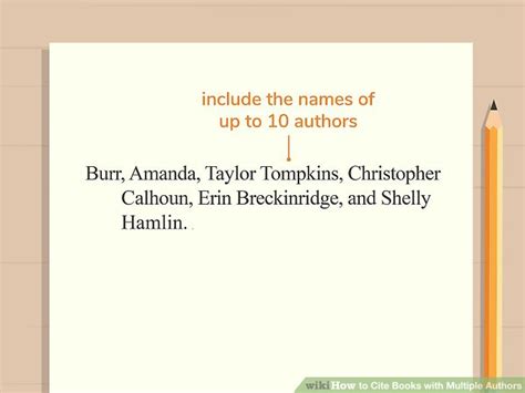 Ways To Cite Books With Multiple Authors WikiHow
