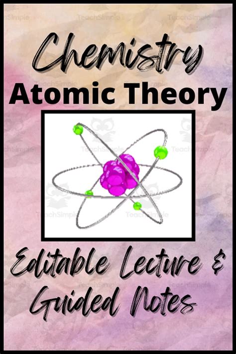 Chemistry Unit Atomic Theory PowerPoint And Guided Notes By Teach Simple