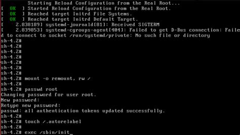 Centos 7 Rhel 7 Reset Recover Forgotten Root Password Tech Poli