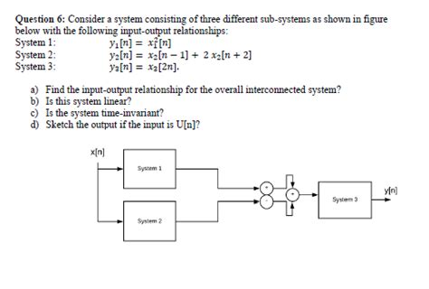 Solved Question Consider A System Consisting Of Three Chegg Com
