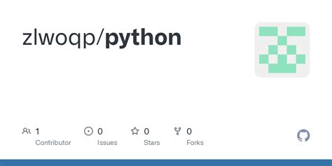 Github Zlwoqp Python