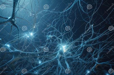Network of Neurons, Arranged in Intricate and Complex Pattern, with Each Neuron Connected To ...