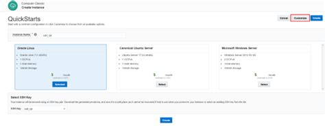 Creating An Oracle Linux Instance Using The Oracle Cloud Infrastructure