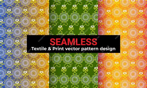 Premium Vector Creative Seamless Textile Repeat Fabric Vector