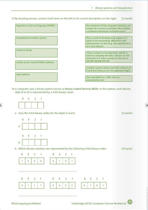 Sách Cambridge IGCSE Computer Science Workbook with answers key sách gáy xoắn SÁCH TIẾNG