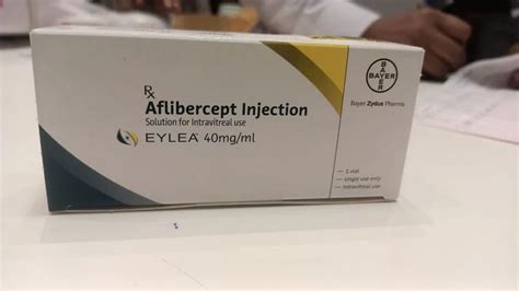 Aflibercept 40mgml Liquid Eylea 40mg Ml Injection For Clinical