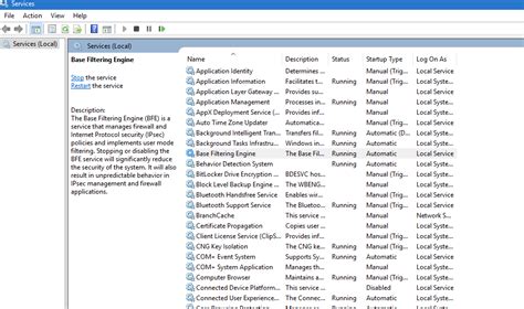 How To Solve Missing Base Filtering Engine In Windows