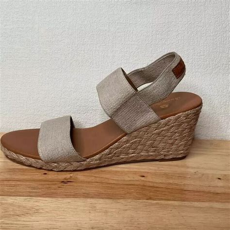Tommy Bahama Shoes Tommy Bahama Sakura Slingback Braid Elastic Wedge Sandals Women Size 85m
