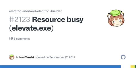 resource busy elevate exe · issue 2123 · electron userland electron