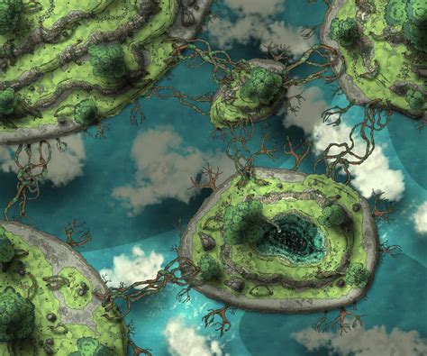 Another Floating Island Map 60x50 This Time I Uploaded A Gridless