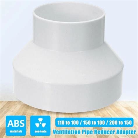 Fittings Ducting Connector Variable Diameter Pipe Exhaust Pipe Reducer Adapter £5 45 Picclick Uk