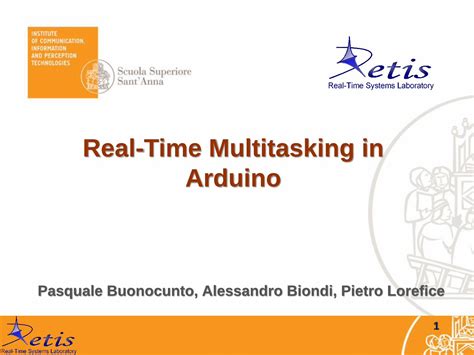 Pdf Real Time Multitasking In Arduino Better Embedded Real Time Multitasking In Arduino