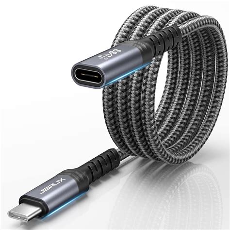 Jsaux® Type C Extension Cable 33ft Usb C Male To Female Cable Pd